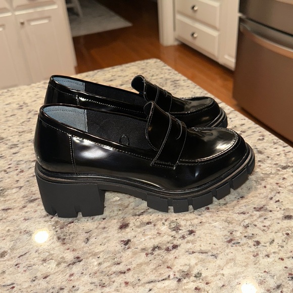 Sincerly Jules | Shoes | Sincerely Jules Black Patent Mary Jane Loafer ...